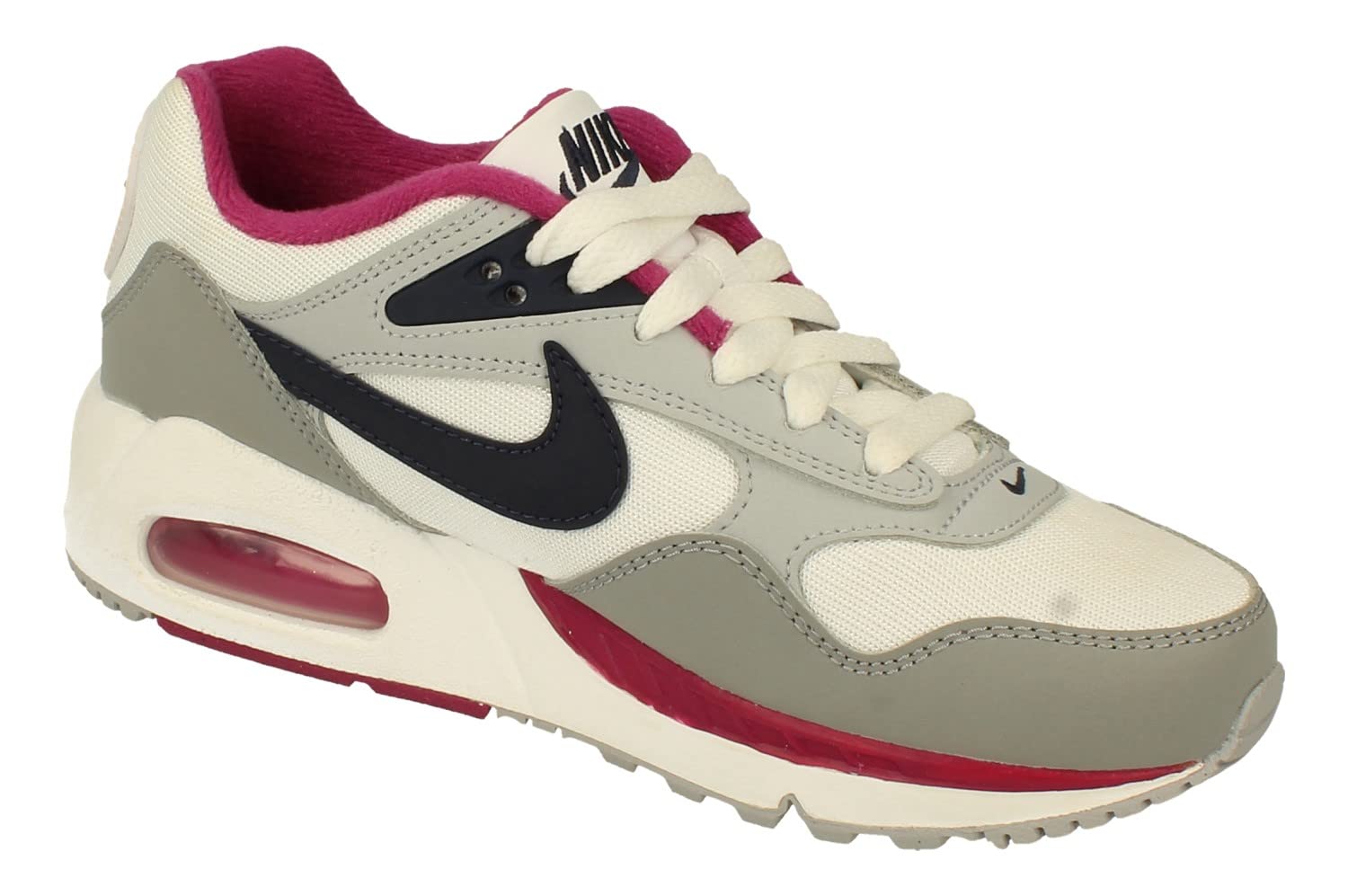 Nike Womens AIR MAX Correlate White-ObsidianGrey-Fuschia 511417-101