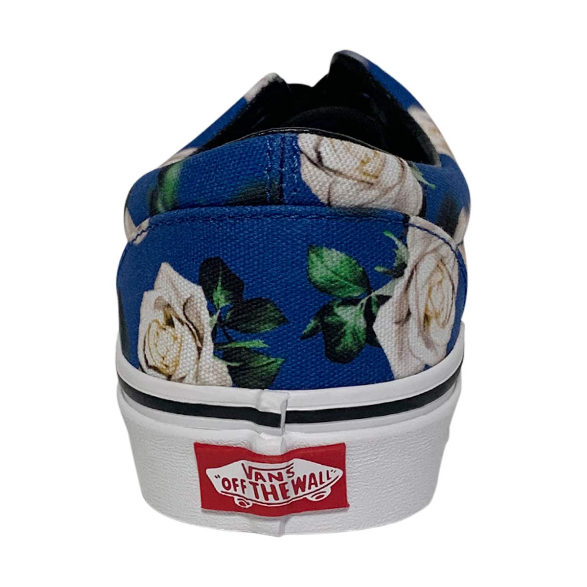 Vans Unisex Era Skate Shoes, Classic Low-Top Lace-up Style in Durable Double-Stitched Canvas and Original Waffle Outsole (12.5 M US Women / 11 M US Men, (Romantic Floral) Lapis Blue)