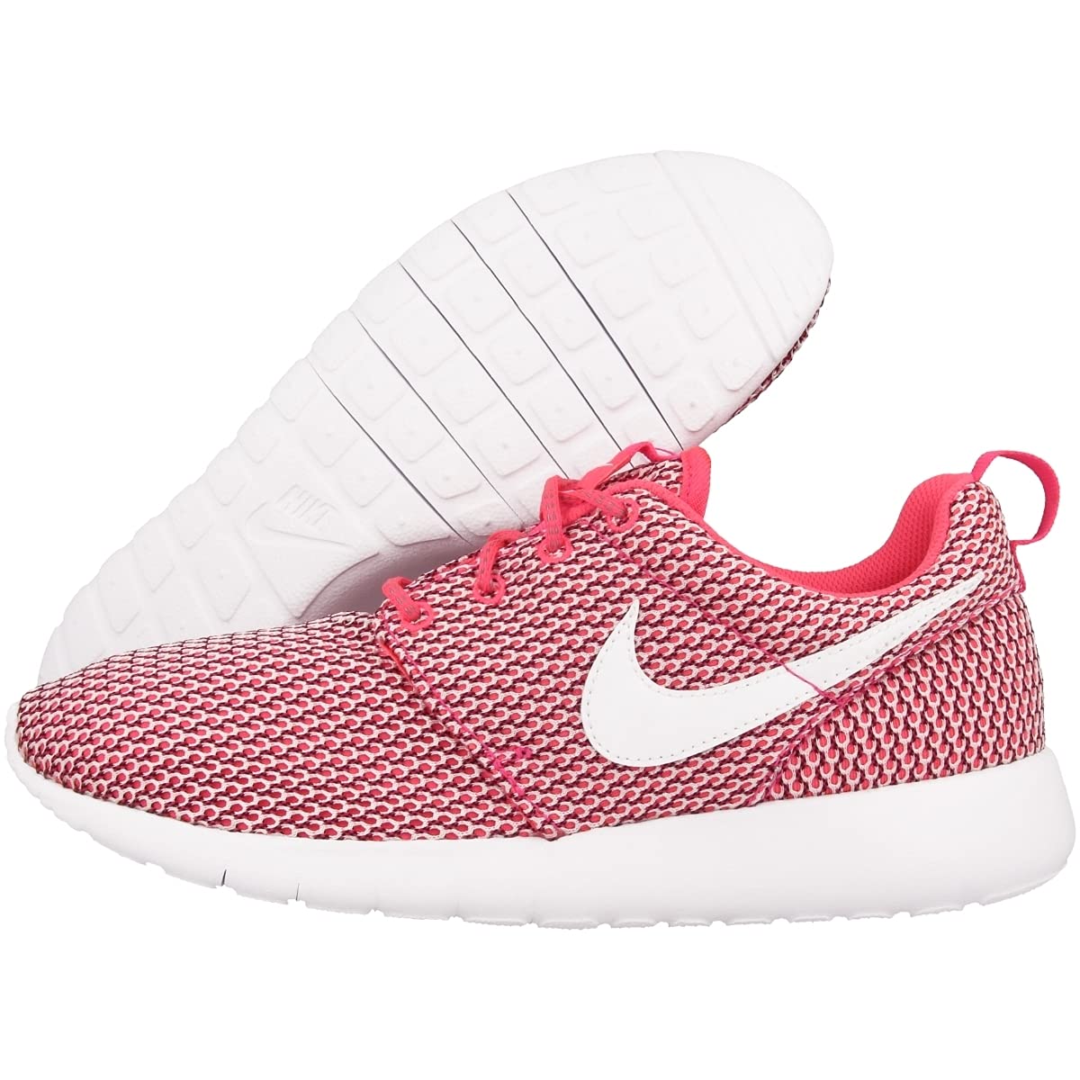 Nike Roshe One Running Girl's Shoes Size 6, Color: Racer Pink/White/Black/White