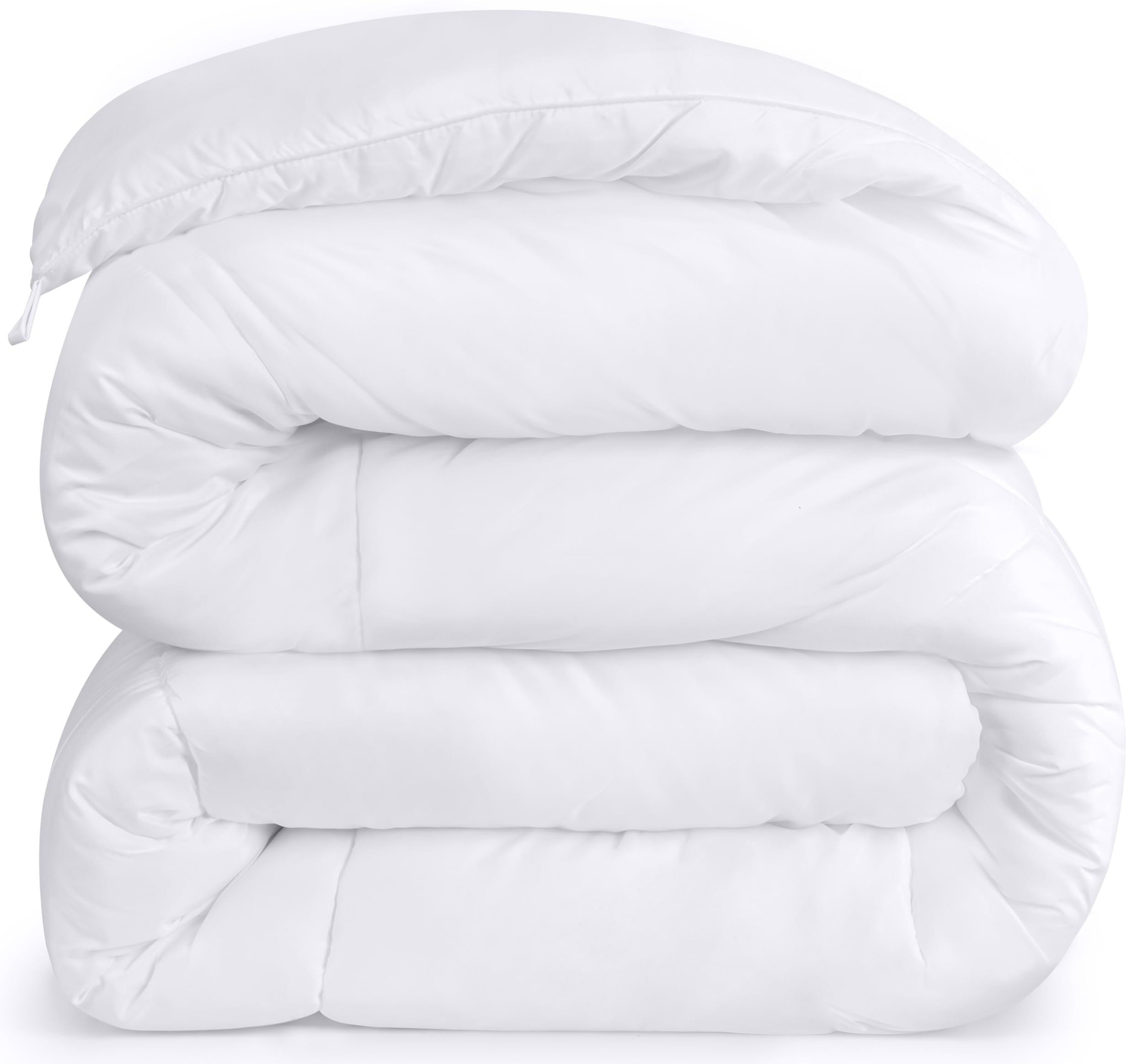 Utopia Bedding Down Alternative Comforter (Queen, White) - All Season Comforter - Plush Siliconized Fiberfill Duvet Insert - Box Stitched