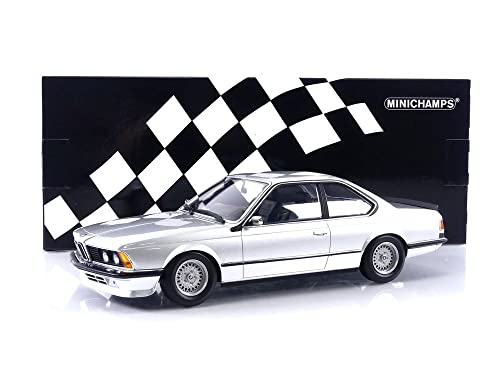Minichamps 1982 635 CSi Silver Metallic 1/18 Diecast Model Car 155028107