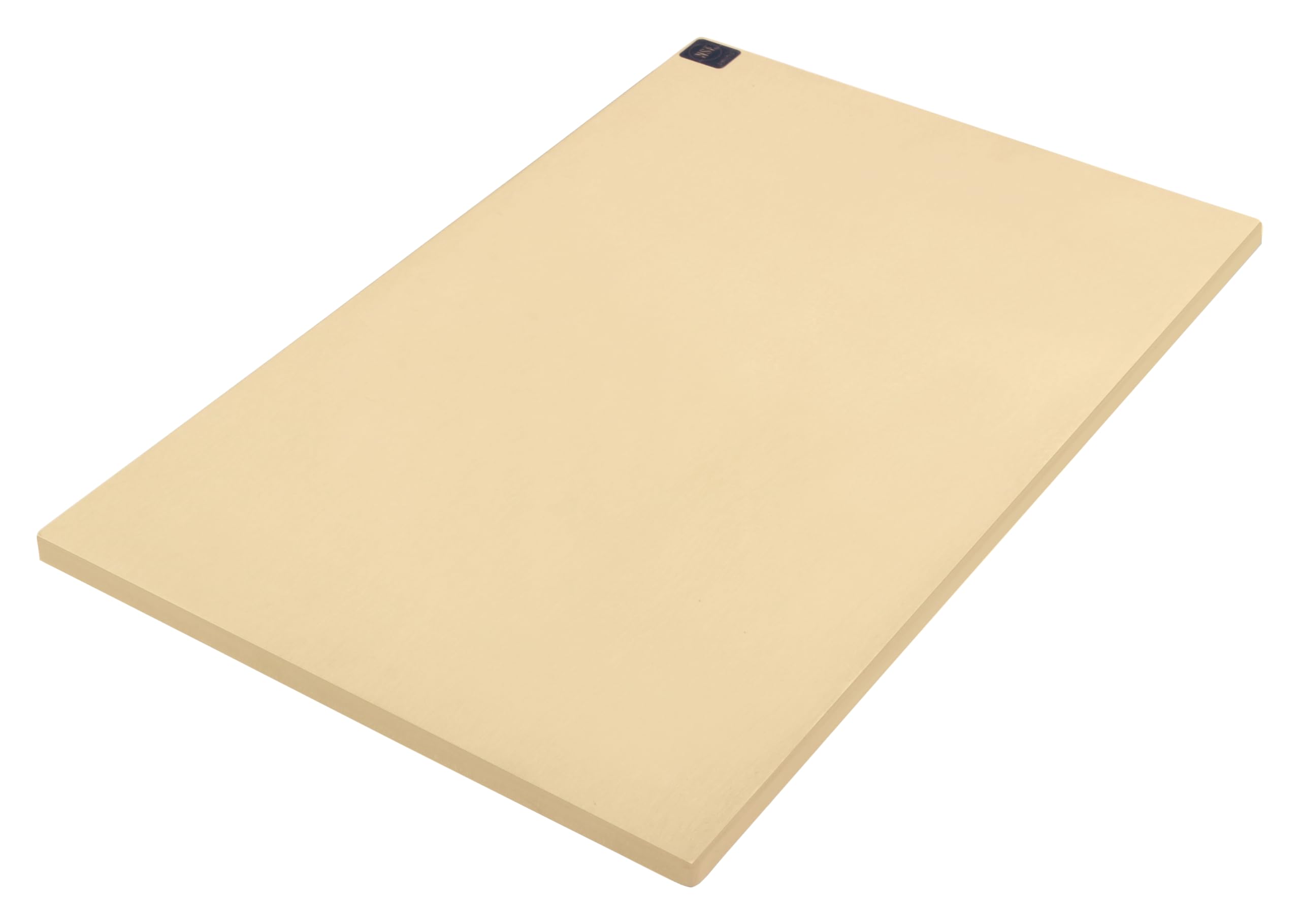 NoTrax 18" X 24" x 0.75" Sani-Tuff T45 Natural Rubber Cutting Board, Non-Skid Professional-Grade, Made in USA, T45S2018BF