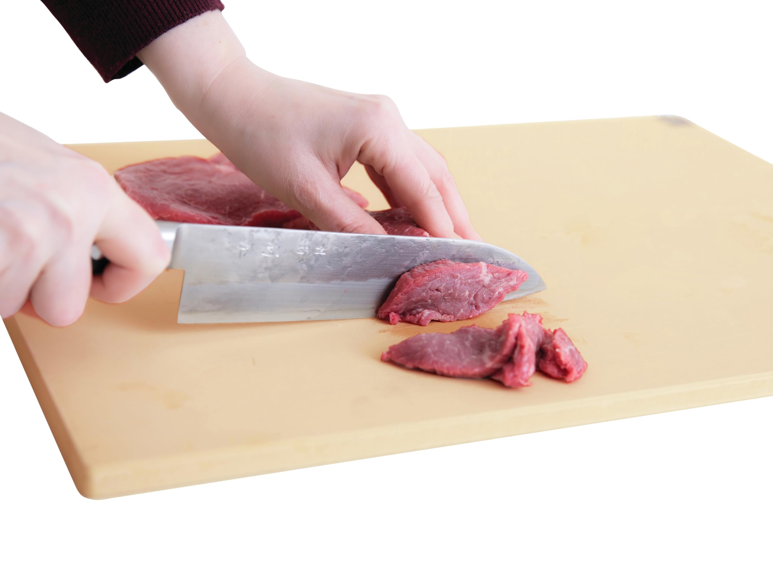 NoTrax 18" X 24" x 0.75" Sani-Tuff T45 Natural Rubber Cutting Board, Non-Skid Professional-Grade, Made in USA, T45S2018BF