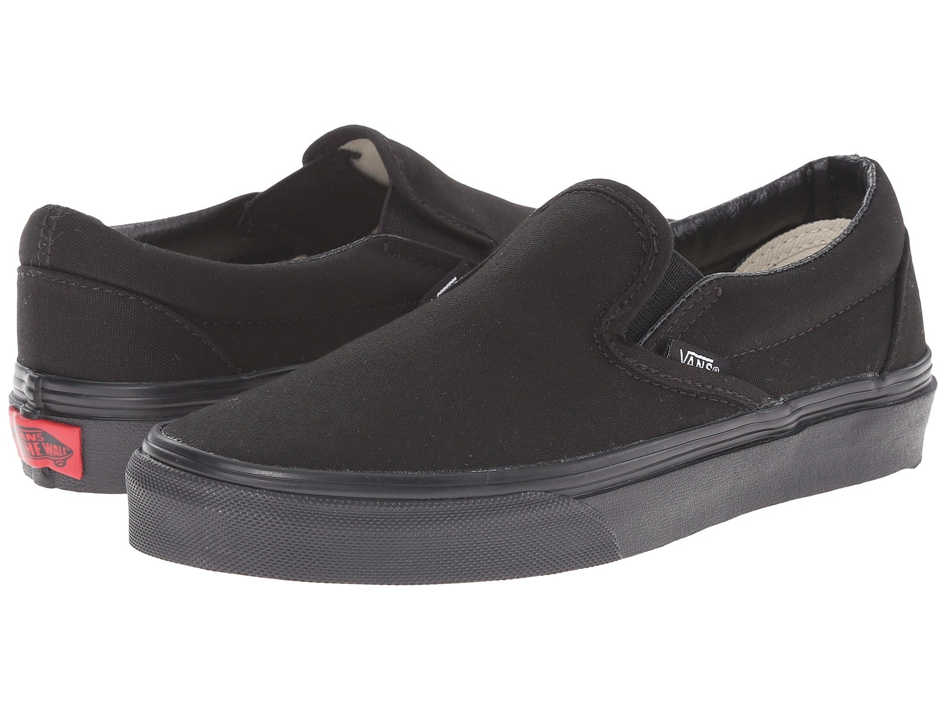 Vans Unisex Adults’ Classic Slip On Trainers Black/Black
