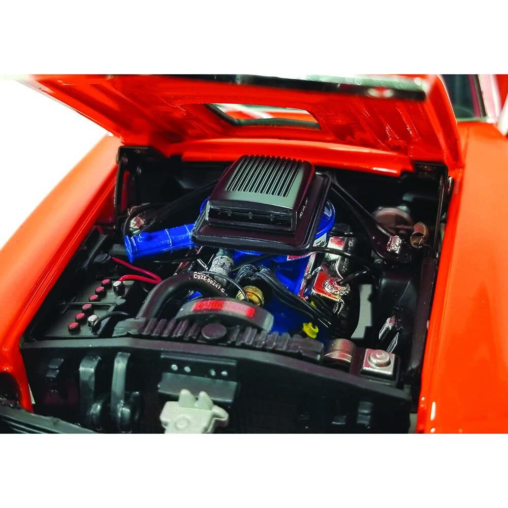 1970 Mach 1 Orange with Black Stripes Sidewinder Special Limited Edition to 500 Pieces Worldwide 1/18 Diecast Model Car by Acme A1801861