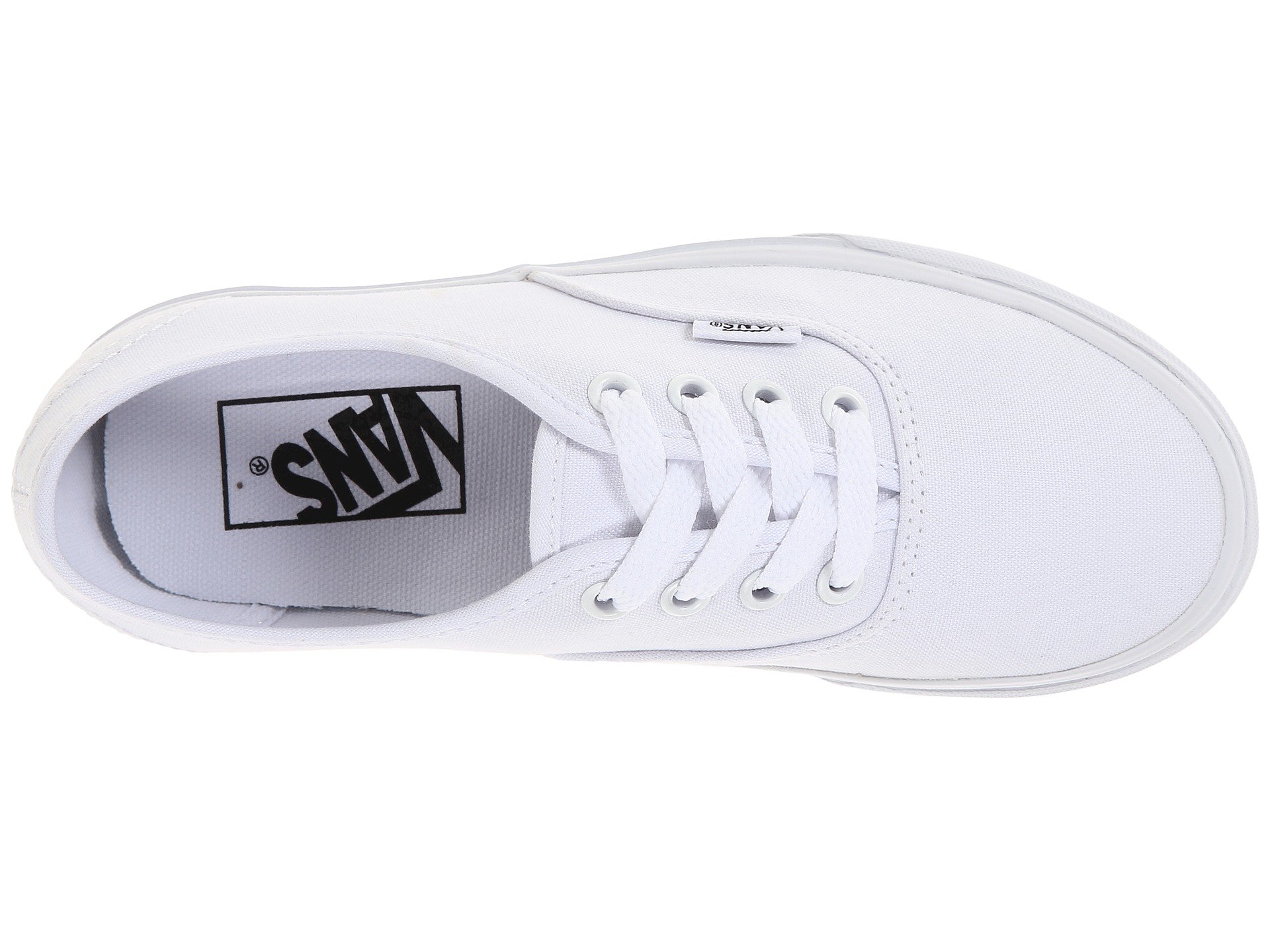 Vans Unisex Classic Authentic Skate Shoes True White