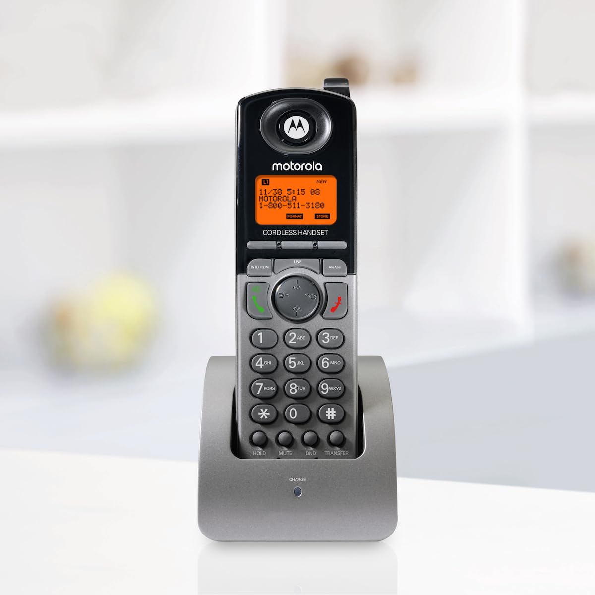 Motorola ML1200 DECT 6.0 Expandable 4-line Business Phone System with Voicemail, Digital Receptionist and Music on Hold, Black,