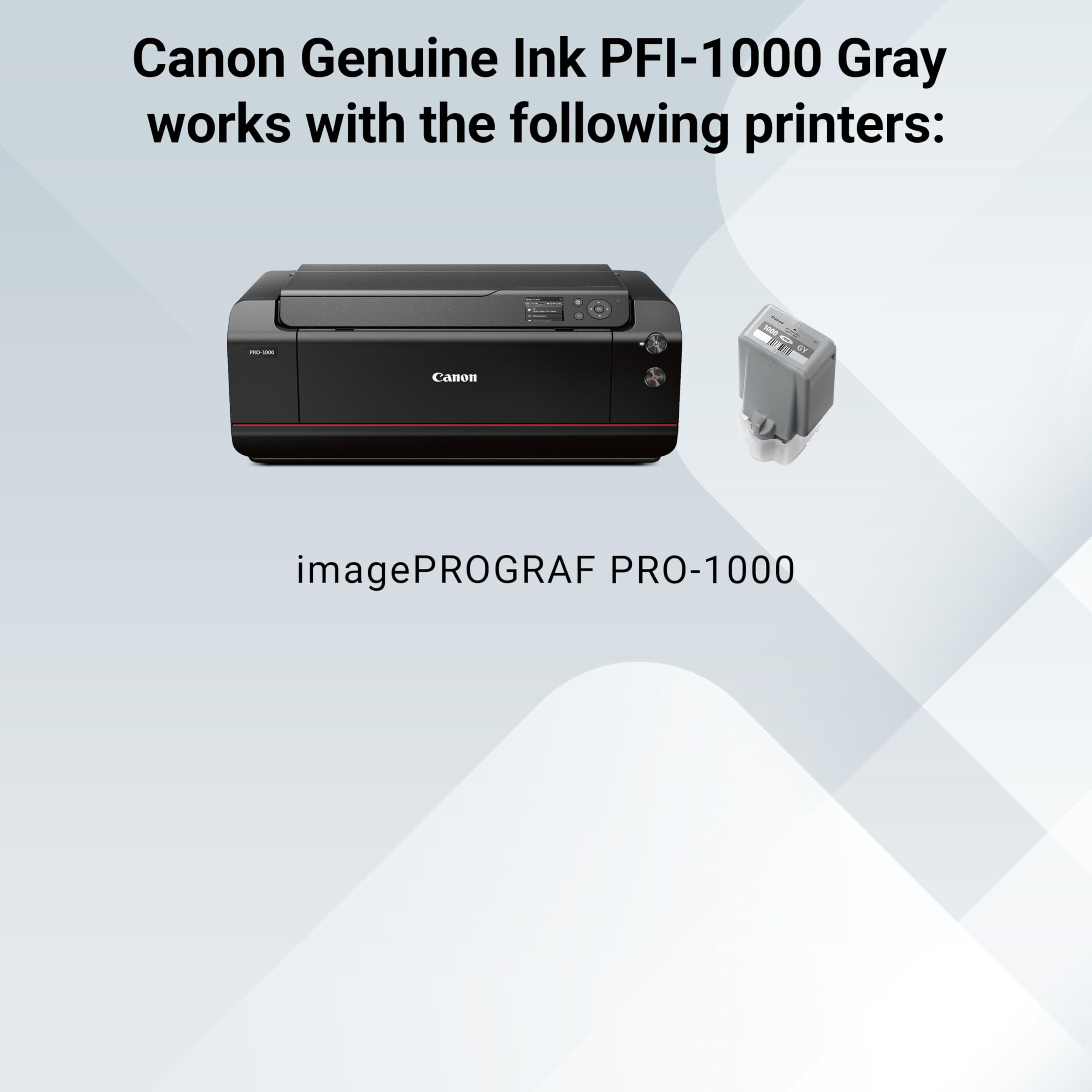 CanonInk Lucia PRO PFI-1000 Gray Individual Ink Tank