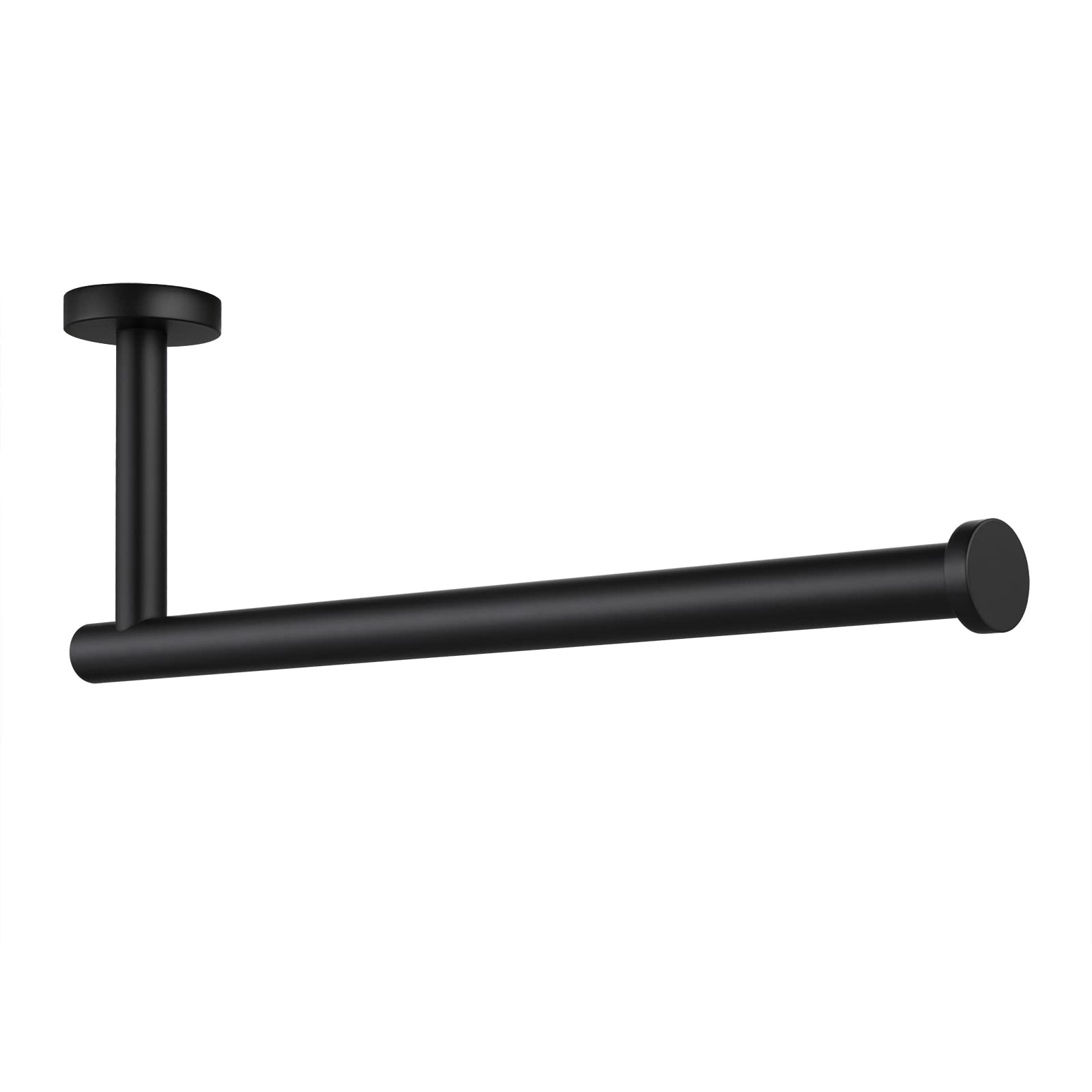KES Kitchen Paper Towel Holder Under Cabinet Matte Black 11 Inch Paper Towel Holder Dispenser Bathroom Wall Mount SUS 304 Stainless Steel, A2175S30-BK