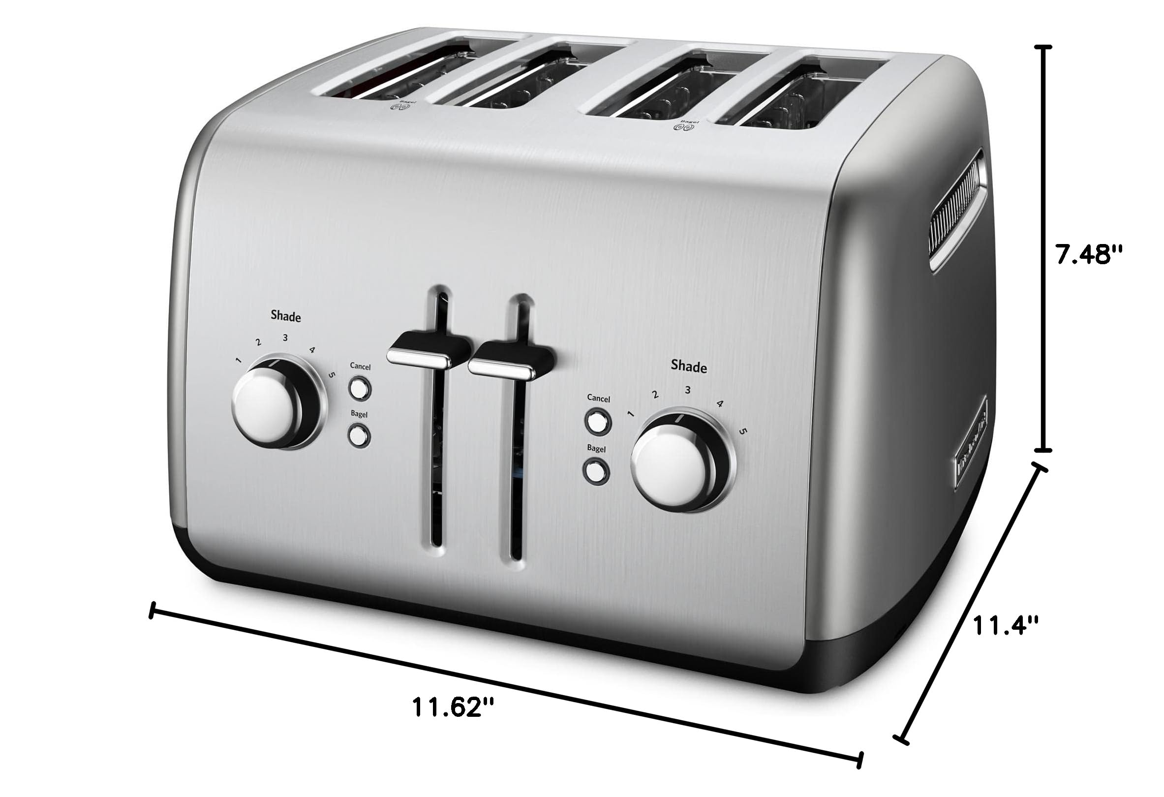 KitchenAid 4-Slice Toaster with Manual High-Lift Lever - KMT4115