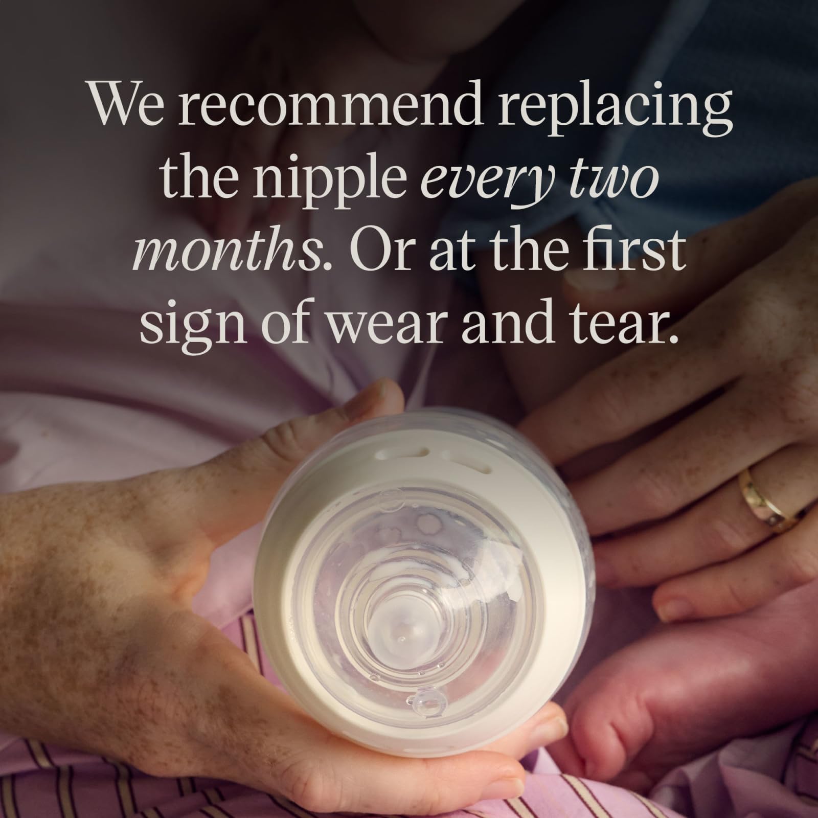 Tommee Tippee Closer to Nature Medium Flow Baby Bottle Nipples, 3+ months – 2pk