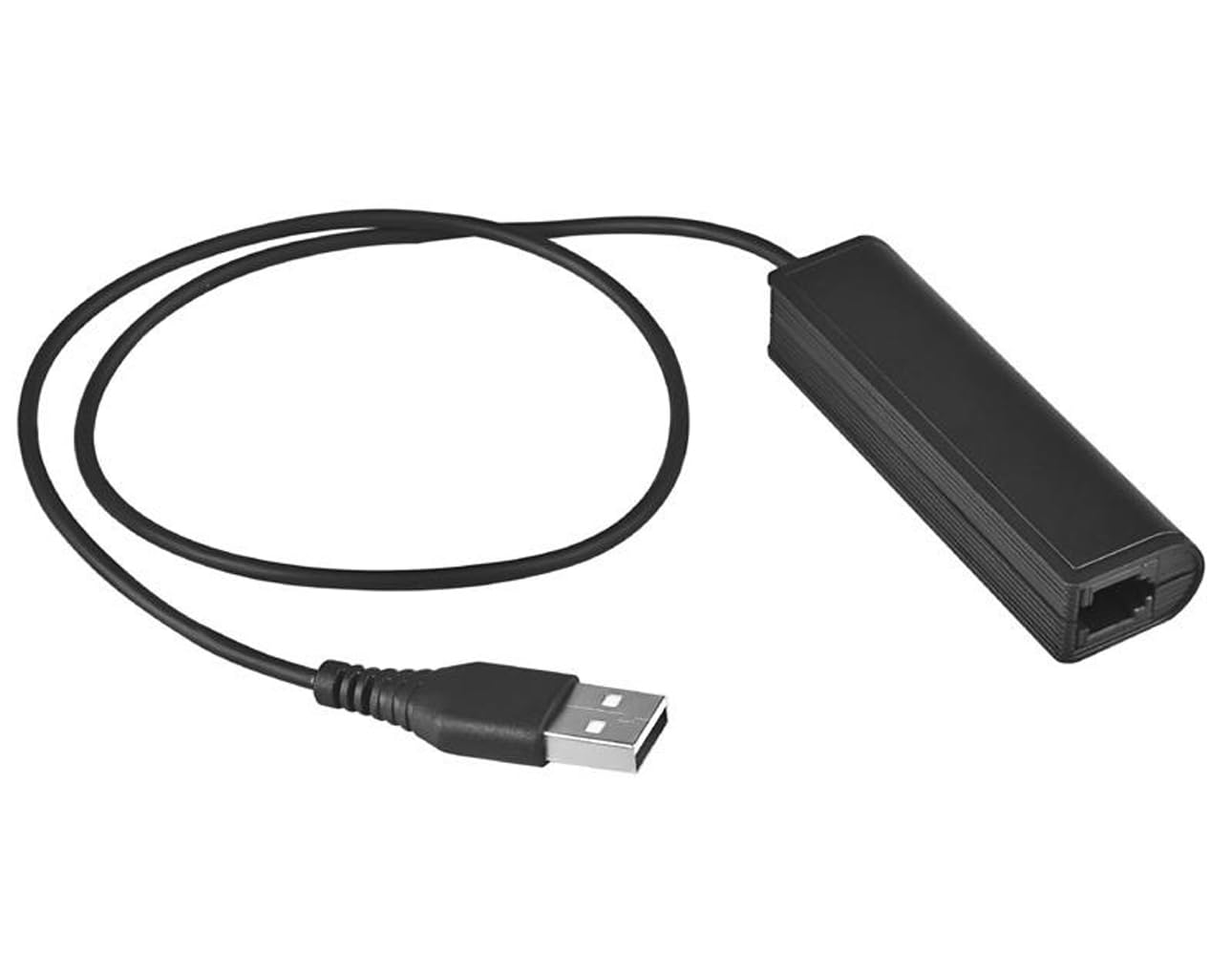 RJ9 Plug to USB Headset Adapter Compatible with Plantronics Jabra Sennheiser Wireless DECT Headsets for Use with Computers PC Laptop Mac Tablet Window Softphones Devices