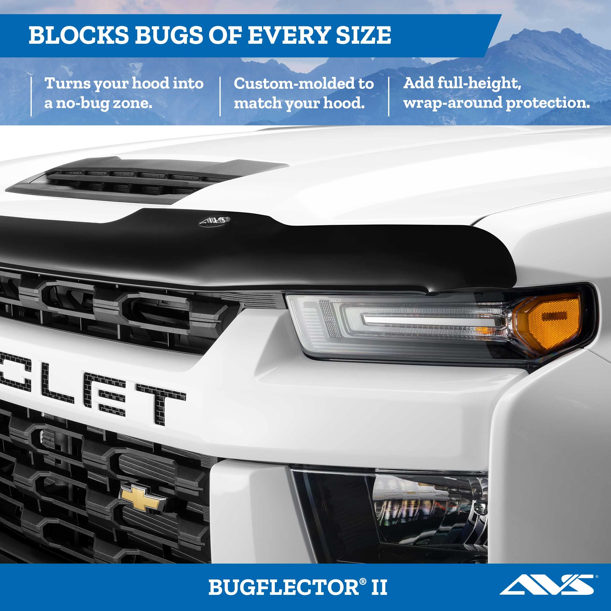 Auto Ventshade AVS 25936 Bugflector Dark Smoke Hood Shield for 2008-2010 Ford F-250, F-350