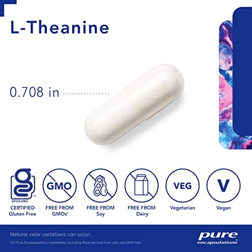 Pure Encapsulations L-Theanine | Amino Acid Supplement for Relaxation* | 60 Capsules