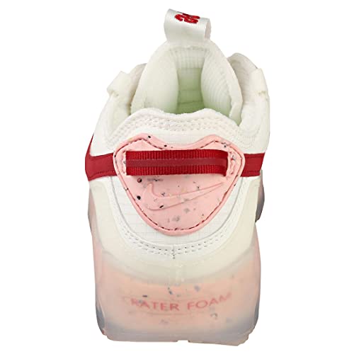 Nike Women's Air Max 90 Futura Shoes, Summit White/Pomegranate-pink, 6