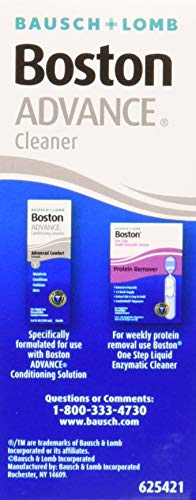 Contact Lens Solution by Boston Advance, for Gas Permeable Contact Lenses, 1 Fl Oz (Pack of 4)