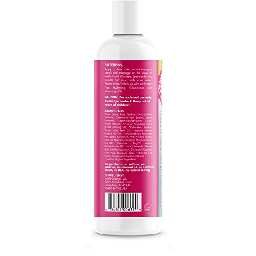 Mielle Organics Mongongo Oil Exfoliating Shampoo, 8 Ounces