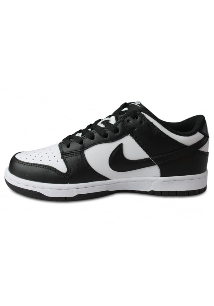 Nike Women's Dunk Low shoe, Black/Volt/White/Black, 8