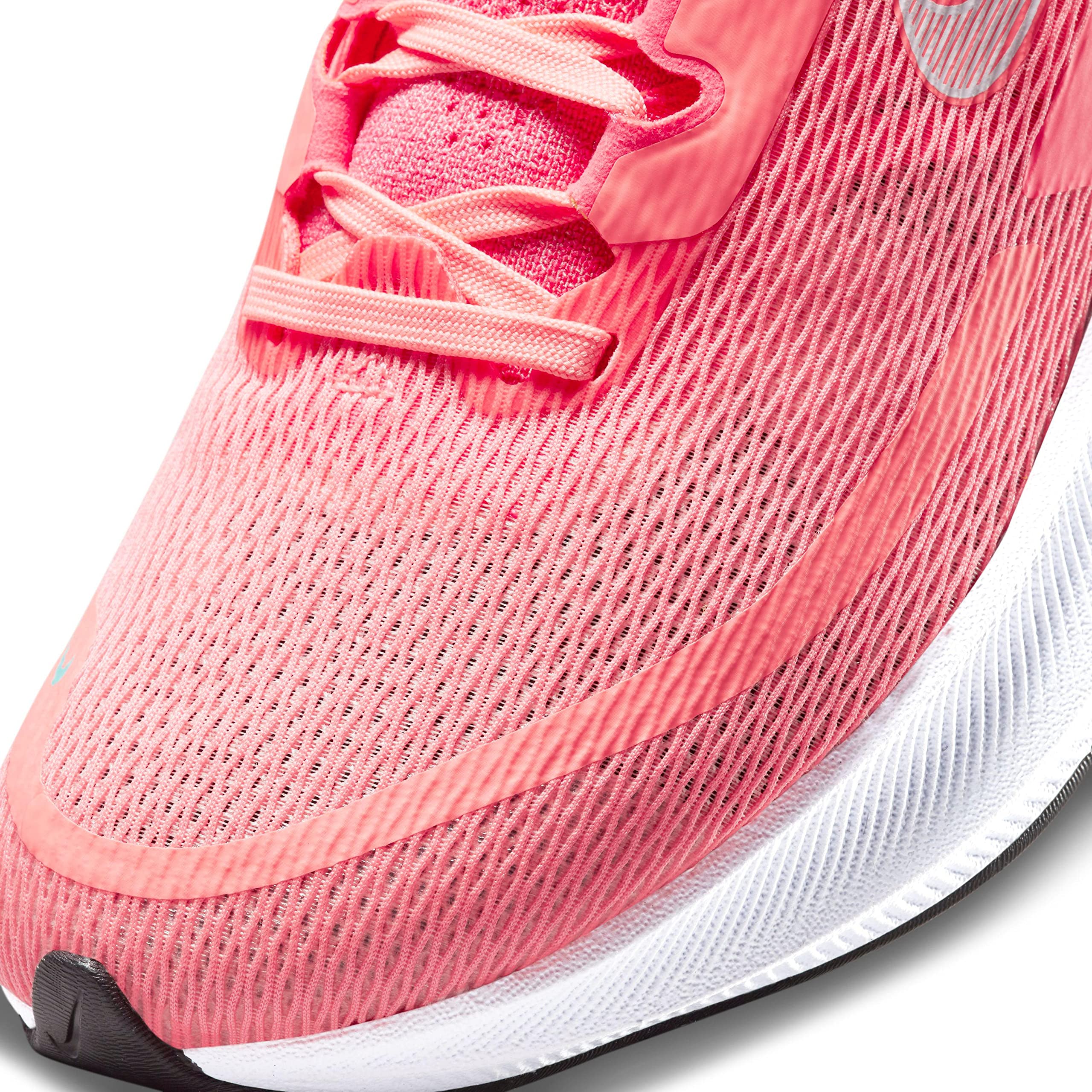 Nike Women's Zoom Fly 4 Running Shoe (Lave Glow/White/Racer Pink, us_Footwear_Size_System, Adult, Women, Numeric, Medium, Numeric_8)