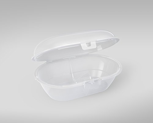 Philips AVENT Ultra Soft Pacifier, 0-6 Months, Arctic White/Green, 4 Pack, SCF214/40