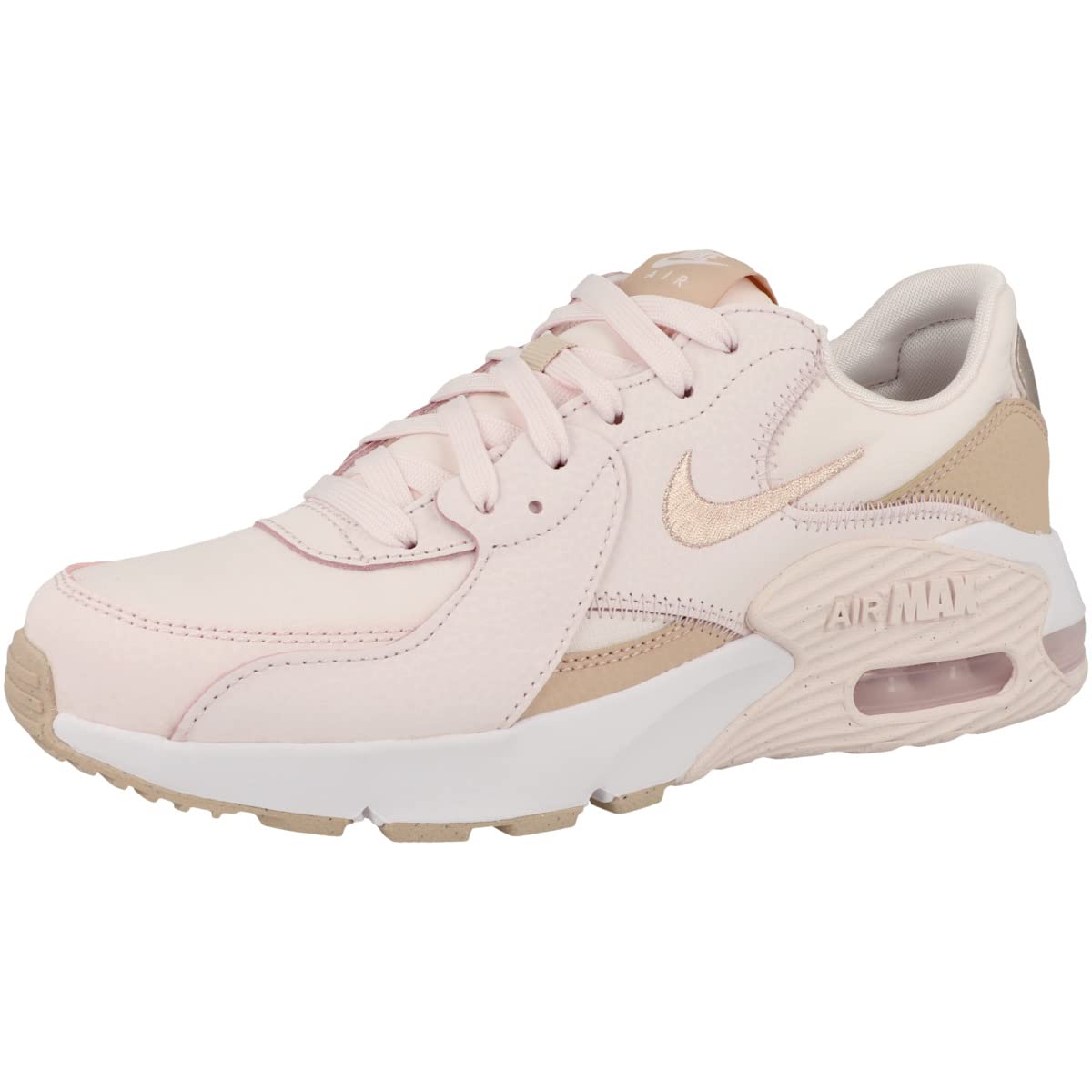 Nike Women's Gymnastics Shoes, Pink Light Soft Pink Shimmer White, 7.5