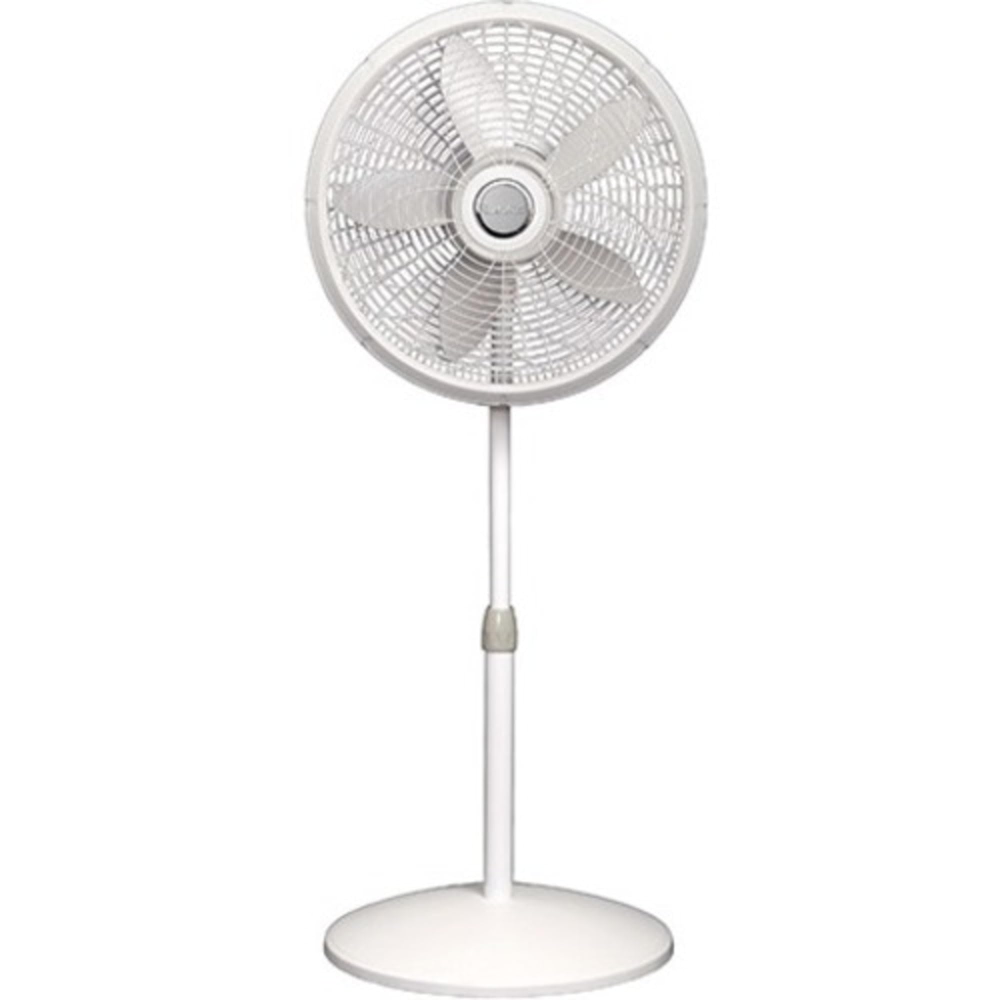 Lasko Lasko-18 Adjustable Elegance & Performance Pedestal, 3-Speed, White (1820) Household Fans, 18"