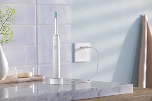 Philips Sonicare 2100 Electric Rechargeable Power Toothbrush, White Mint, HX3661/04