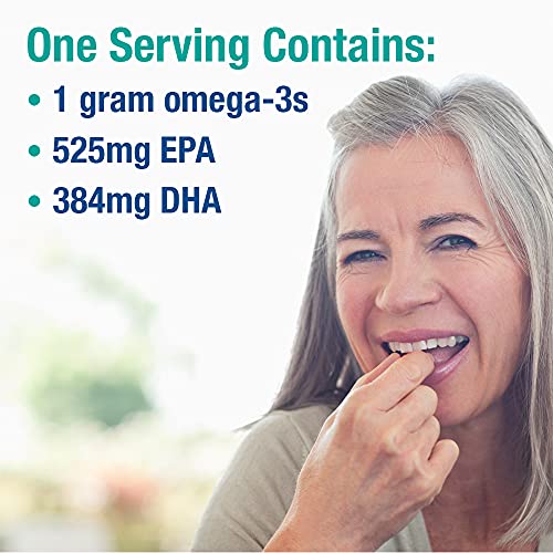 Garden of Life Ultra Pure EPA/DHA Omega 3 Fish Oil - Oceans 3 Better Brain Supplement with Antioxidants, 90 Softgels