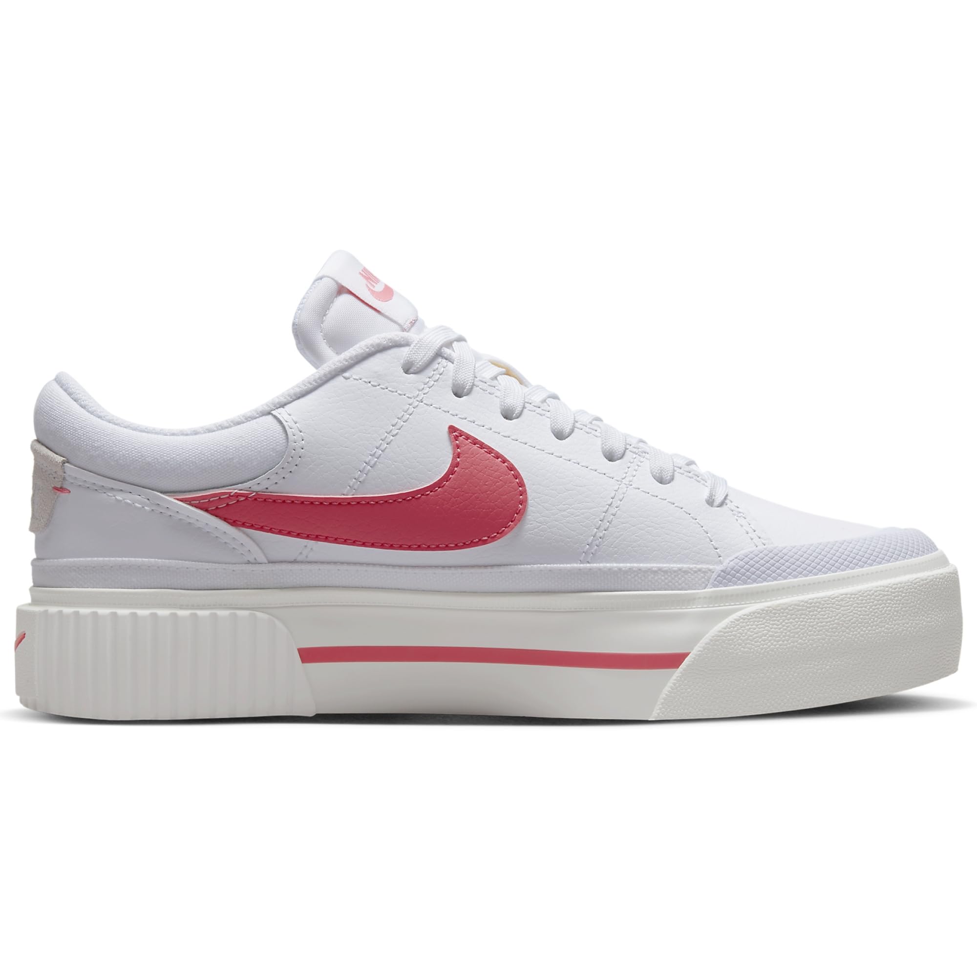 Nike Wmns Court Legacy Lift Women's Trainers, White Pink, 8 US