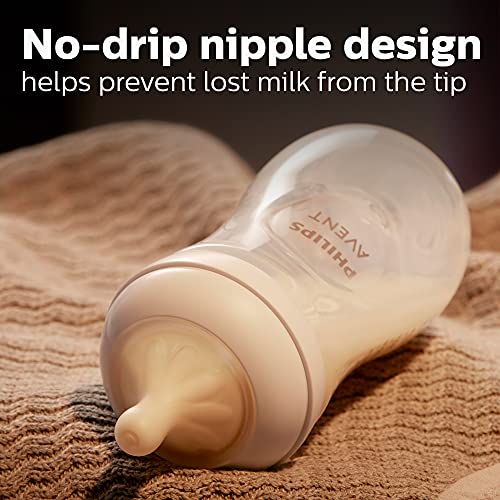 Philips Avent Natural Baby Bottle with Natural Response Nipple, Purple Baby Gift Set, SCD837/01