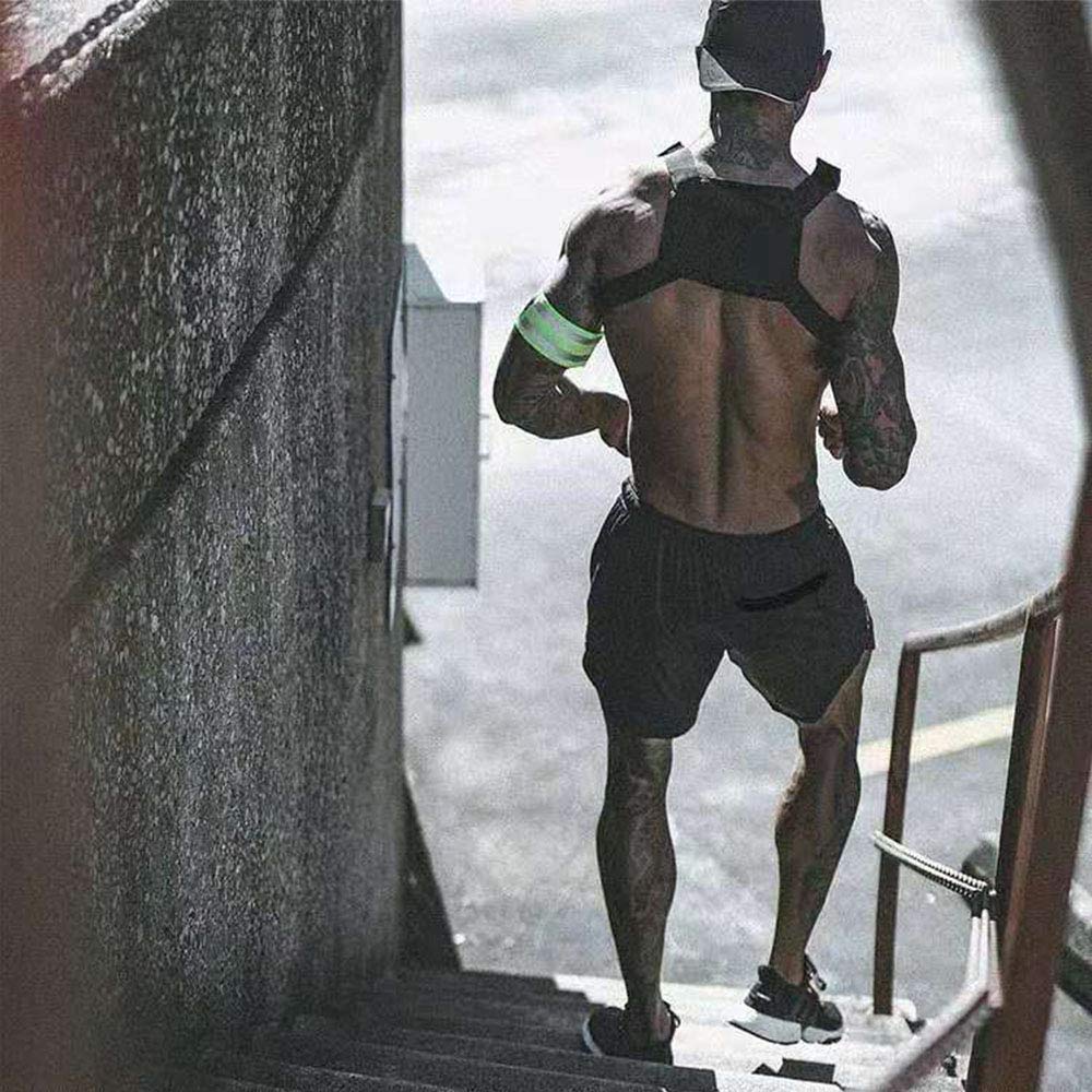 CYF Men’s Athletic Running Shorts with Pockets Quick Dry Breathable Active Gym Basketball Shorts Hiking (XL) Black