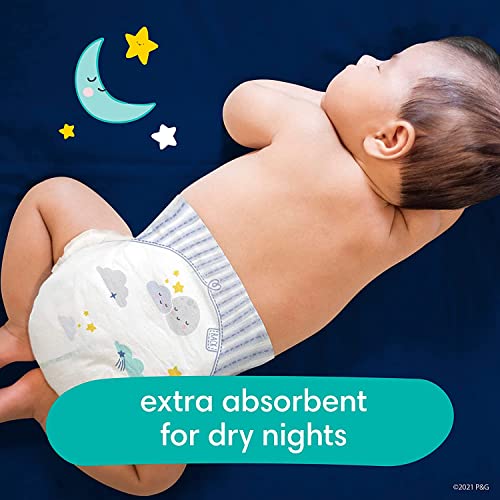 Pampers Disposable Diapers Size 7, Swaddlers One Month Supply (88 Count) + Overnight (36 Count)