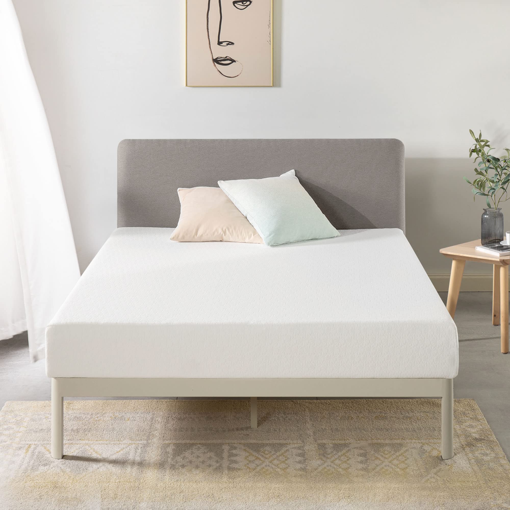 Best Price Mattress 8" Signature Green Tea Memory Foam Mattress, Twin