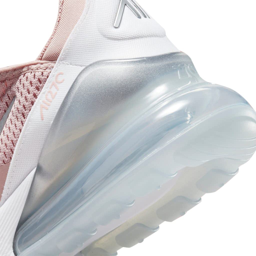 Nike Air Max 270 Pink Oxford/Metallic Silver/White 8 B (M)