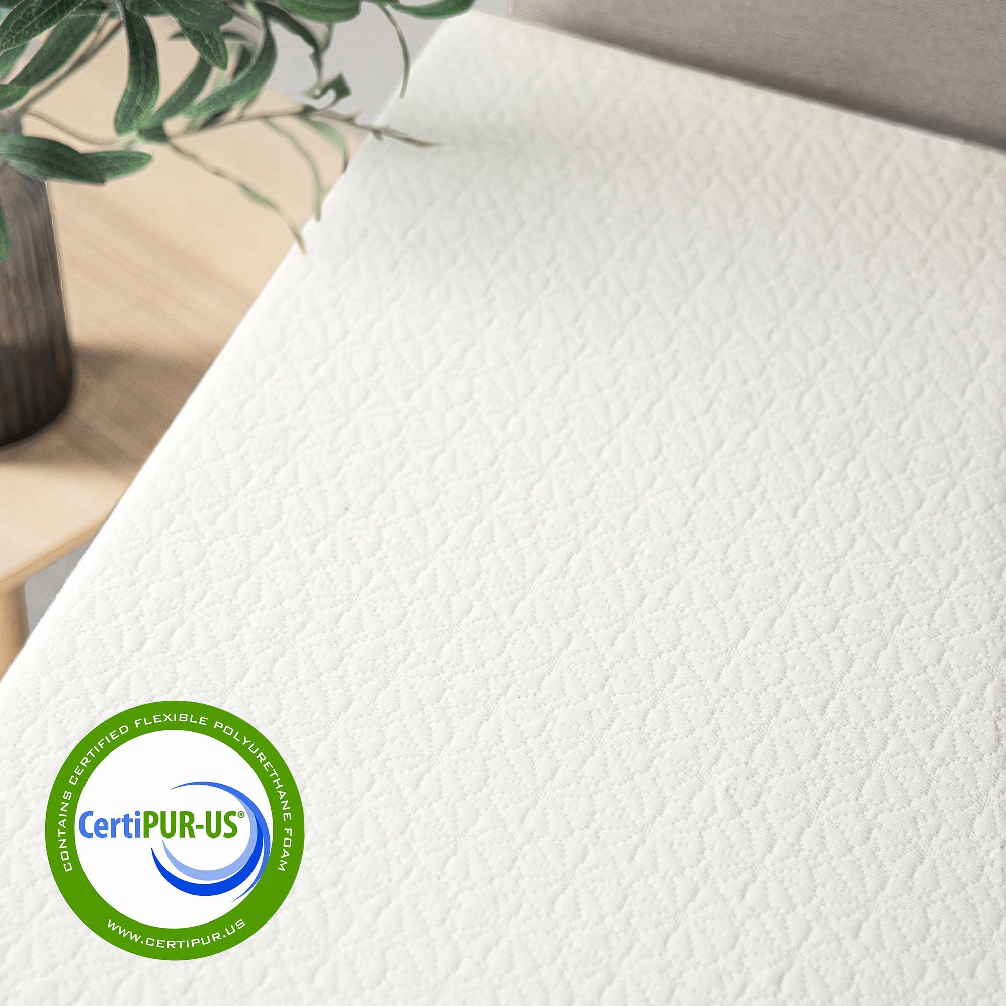 Best Price Mattress 8" Signature Green Tea Memory Foam Mattress, Twin
