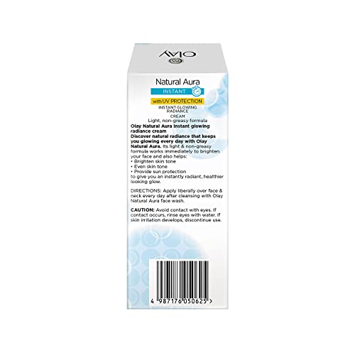 Olay Natural White Light Instant Glowing Fairness Cream, 40g