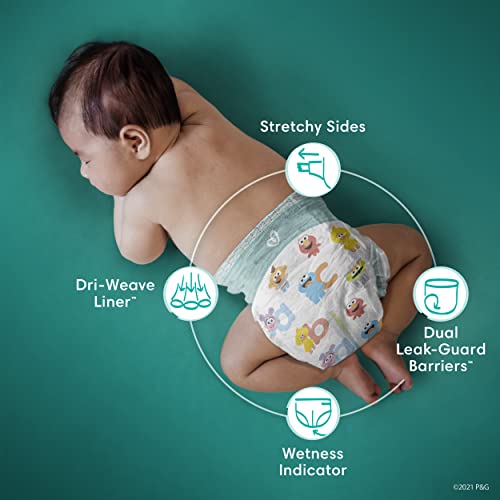 Diapers Size 4, 92 Count - Pampers Baby Dry Disposable Baby Diapers, Super Pack, Packaging & Prints May Vary (Pack of 3)