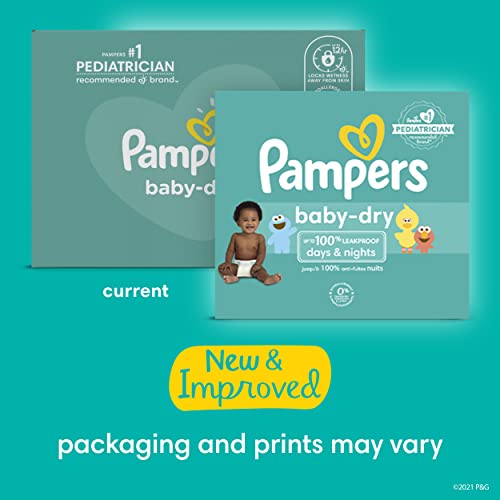 Diapers Size 4, 92 Count - Pampers Baby Dry Disposable Baby Diapers, Super Pack, Packaging & Prints May Vary (Pack of 3)