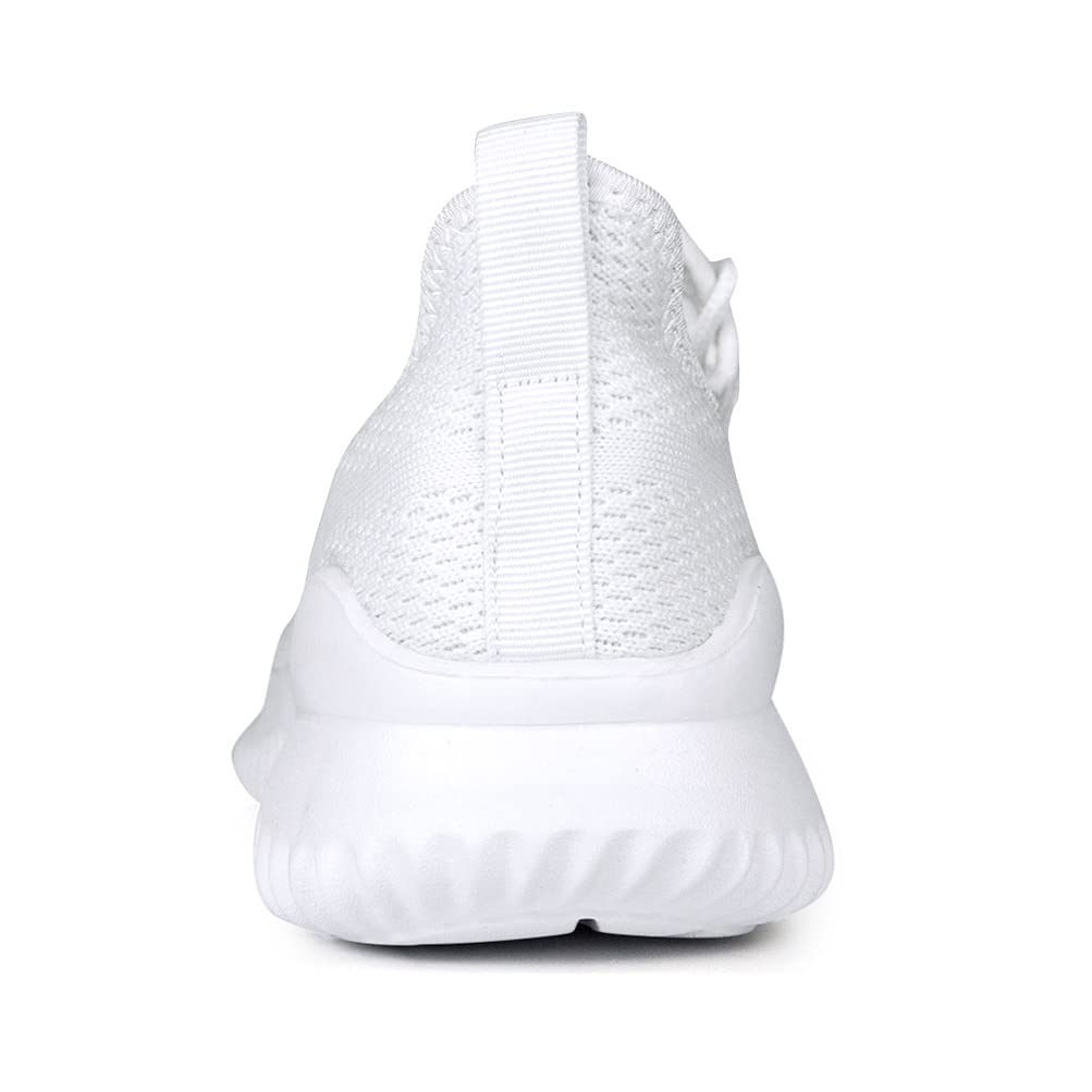 Akk White Sneakers for Women Walking Shoes Womens Comfy Tennis Memory Foam Gym Workout Athletic Nursing Running Work Shoes Size 9