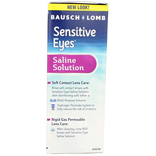 Bausch & Lomb Sensitive Eyes Saline Solution-12 oz, 3 pack