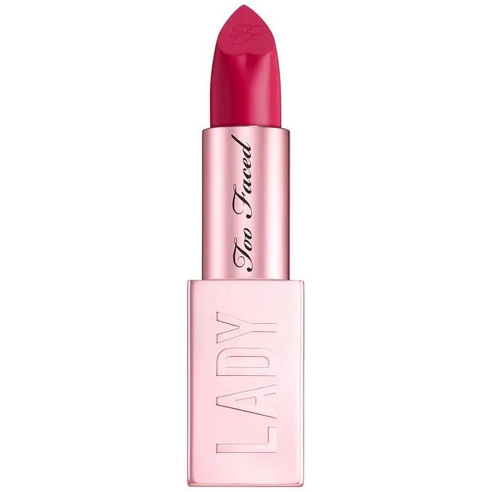 Too Faced Lipstick EM - POWER PIGMENT CREAM LIPSTICK - 07 Rebel (warm crimson burgundy)