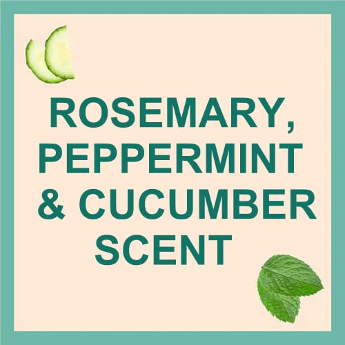 Aveeno, Fresh Greens Blend Sulfate-Free Conditioner with Rosemary, Peppermint & Cucumber to Thicken & Nourish, Clarifying & Volumizing for Thin or Fine Hair, Paraben-Free, 12oz