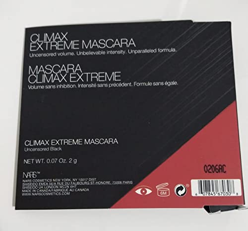 Nars Climax Extreme Mascara, Trial Size Mini, 0.07 oz / 2g