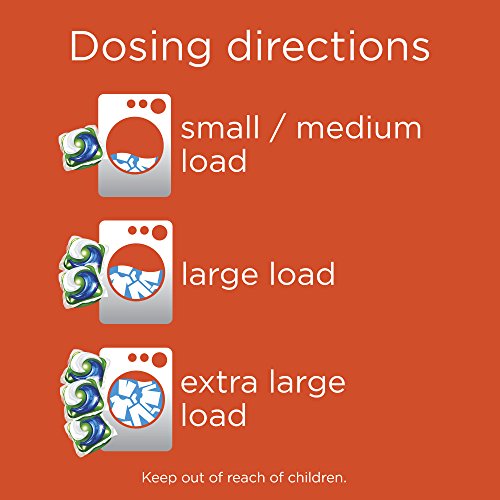 Tide PODS Plus Downy 4 in 1 HE Turbo Laundry Detergent Soap Pods, April Fresh Scent, 61 Count Tub - Packaging May Vary