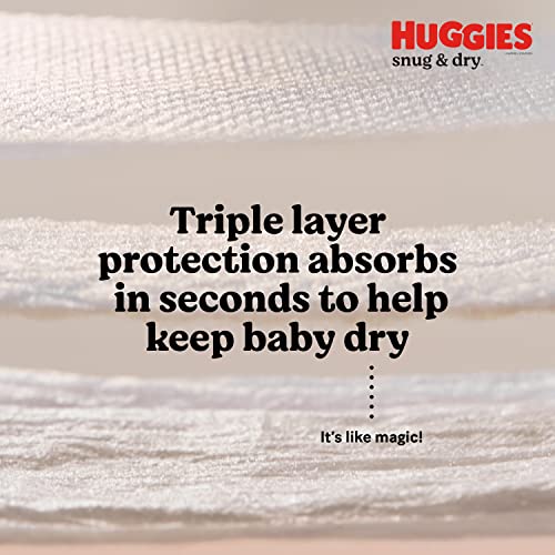 Huggies Snug & Dry Baby Diapers, Size 6 (35+ lbs), 19 Ct