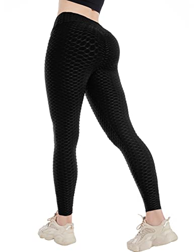 A AGROSTE Women V Cross Waist Butt Lifting Leggings Booty High Waisted Yoga Pants TIK Tok Leggings