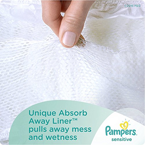 Diapers Newborn/Size 0 (< 10 lb), 80 Count - Pampers Swaddlers Sensitive Disposable Baby Diapers, Super Pack