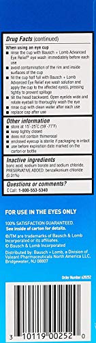 Bausch & Lomb Advanced Relief Eye Wash - 4 oz. (118 ml) (2 Packs(4 Ounce))