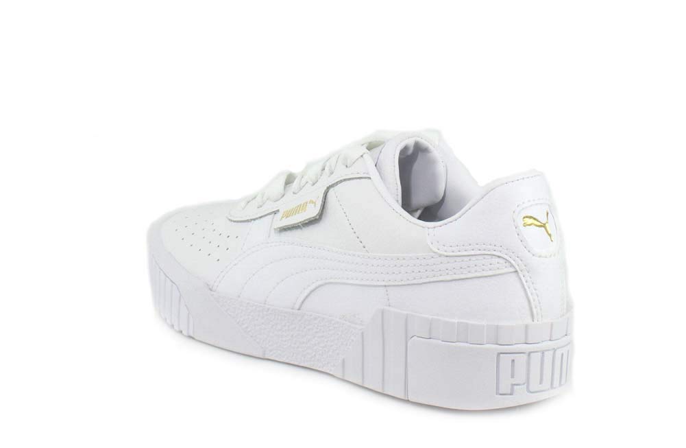 PUMA Womens Cali Sneaker, PUMA Womens White-PUMA Womens White, 10