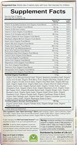 Garden Of Life Organic Mykind Prenatal Multivitamin, 108 CT